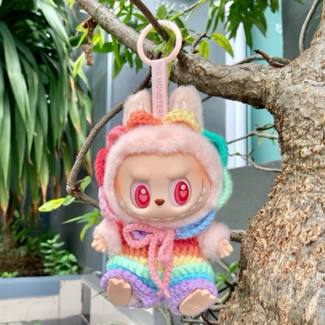 LABUBU Rainbow Labuh Set Can Be Worn Both v1 v2 | Shopee Singapore