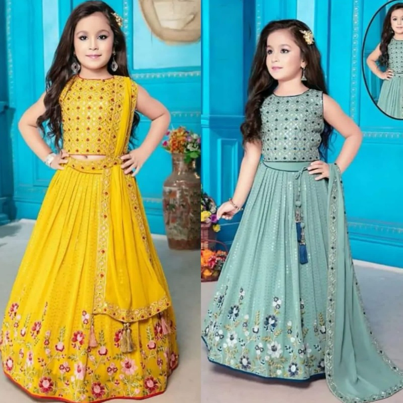 Lehenga Dress Direct From India Indian Children Out costume | Shopee ...