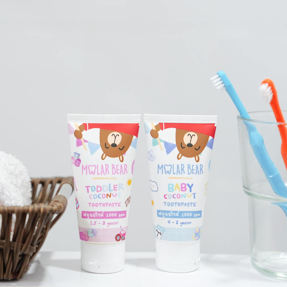 Morb bear Toothpaste Baby Model(0y+) Toddler(1.5y+) | Shopee Singapore