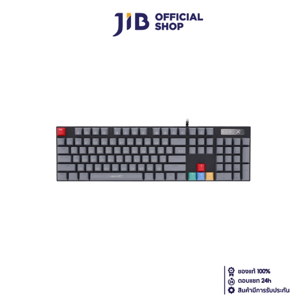 KEYBOARD (KEYBOARD) ARROW X AK-950 PRO (BLACK) RAINBOW (BLUE SWITCH LED ...