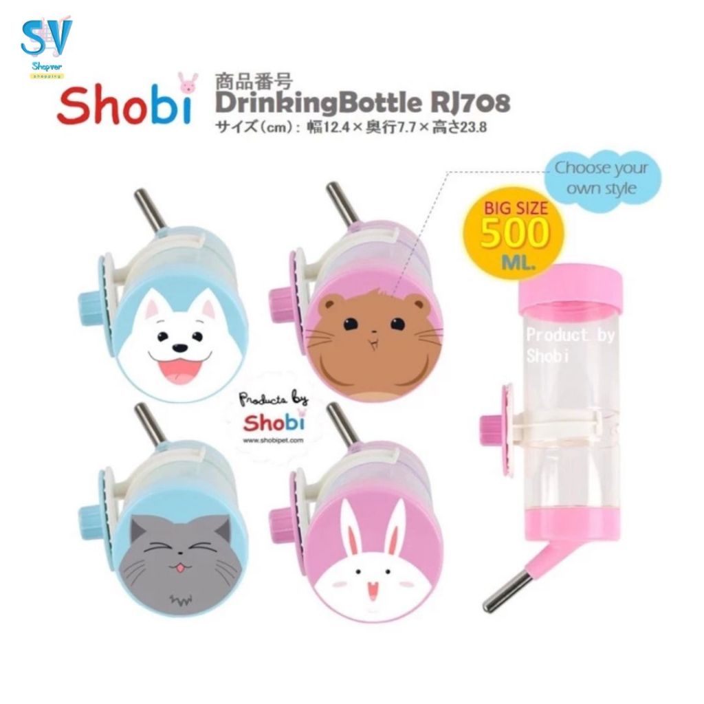 Shobi-RJ708 Rabbit Water Bottle Rodent Open Top Lid | Shopee Singapore