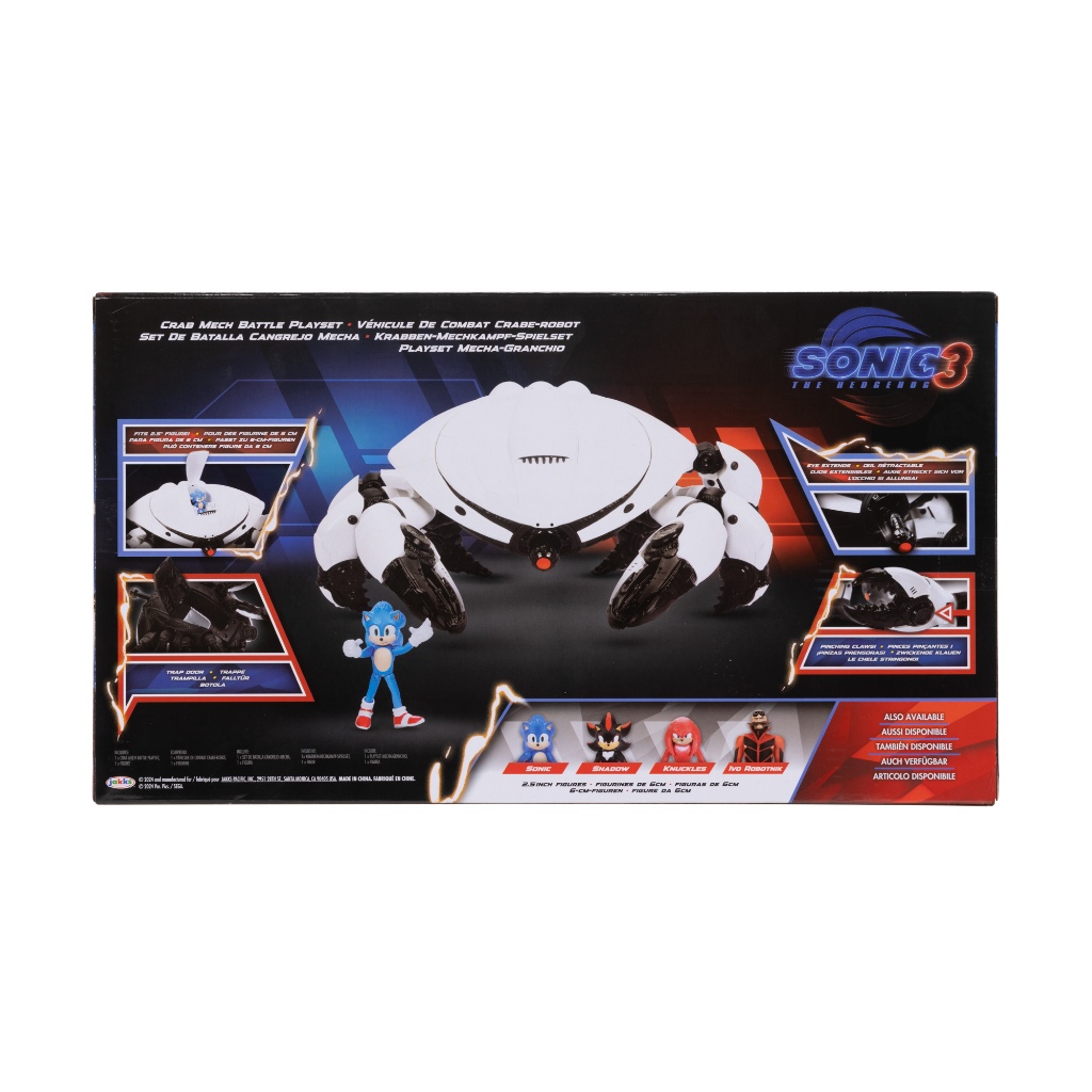 SONIC 3 CRAB MECH BATTLE PLAYSET Figure | Shopee Singapore