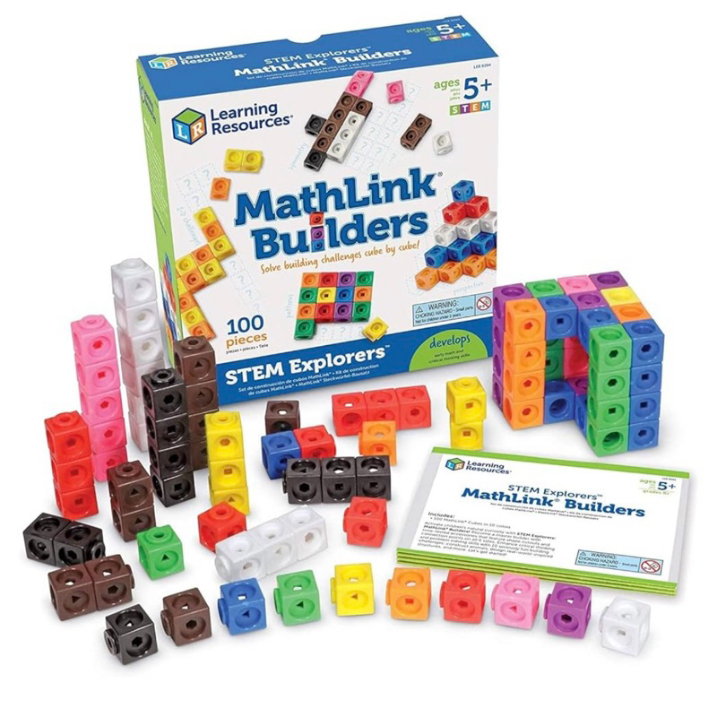 Learning Resources: Mathlink Builders Mathematics Blocks | Shopee Singapore
