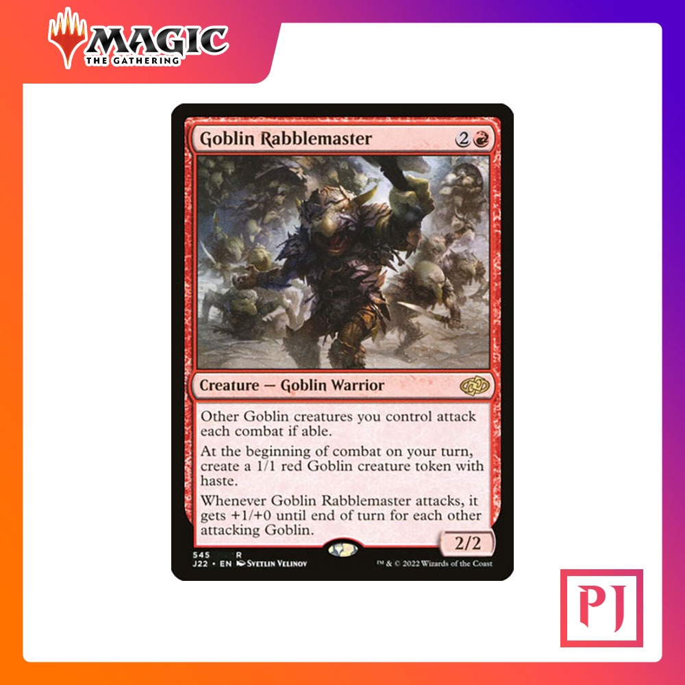 [MTG] Goblin Rabblemaster [J22] [RED] [RARE] [NORMAL] [ENG] (Magic Card ...