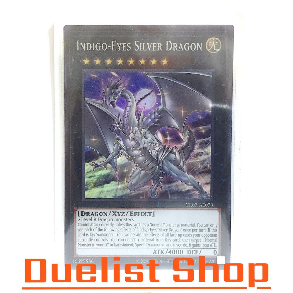 Indigo-Eyes Silver Dragon (SR) Monster Light Rank8 [Dragon/Xyz/Effect ...