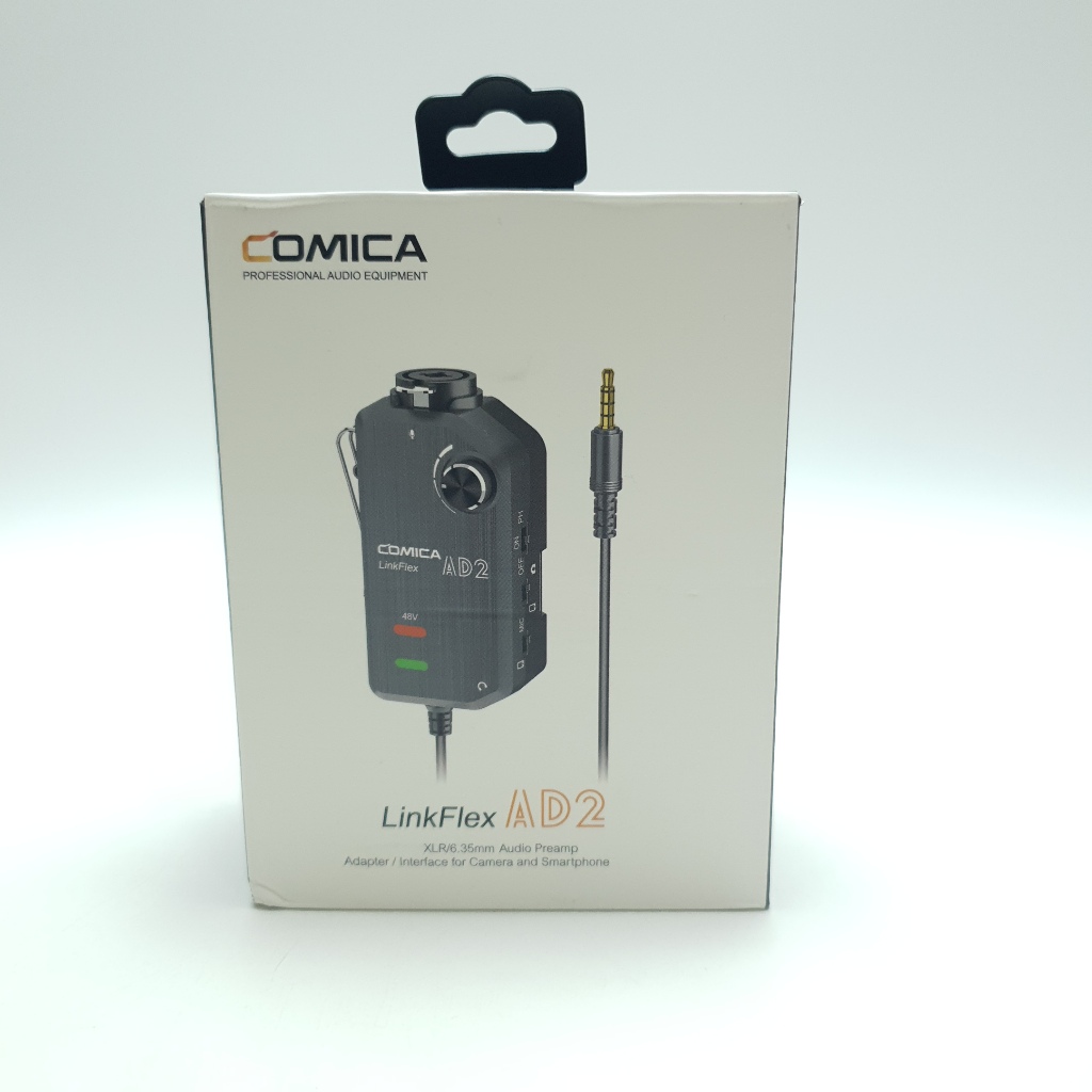 Comica LINKFLEX AD2 XLR/ 6.35mm Audio Preamp Adapter **Used** | Shopee Singapore