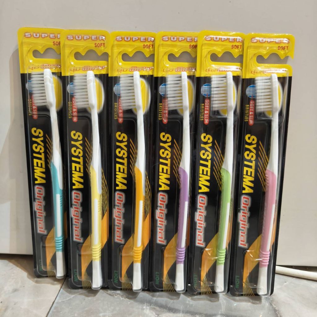 Best Systema super soft Toothbrush Extra Bristles Medium Size | Shopee ...