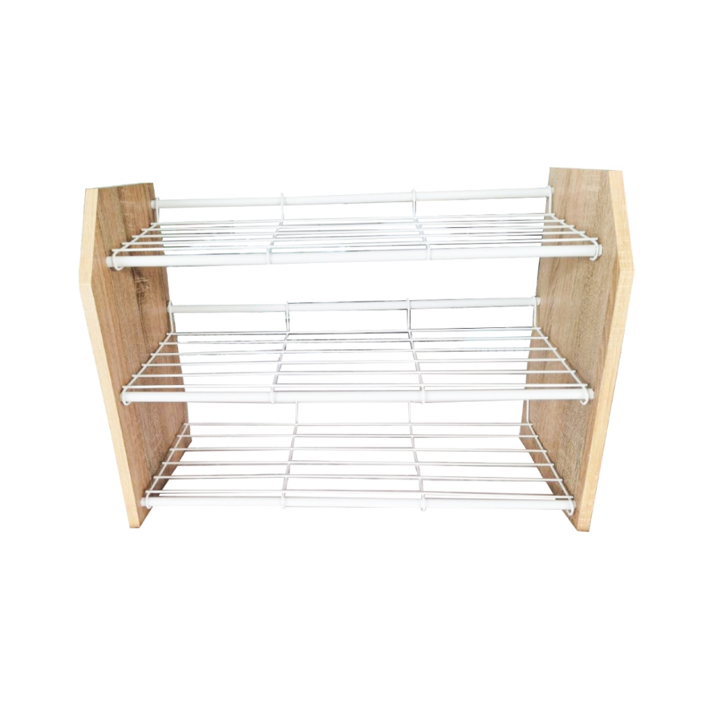 3 Tier Wooden Side Shoe Rack (Delivery By Pack) | Shopee Singapore