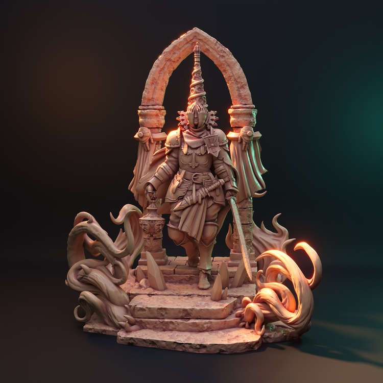 [Magurian Spell]-Gallt Morningstar-Model For DnD Miniature and other ...