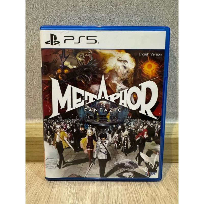 !!️ 2nd Hand!! ️ PS5 Metaphor Game Disc: ReFantazio | Shopee Singapore