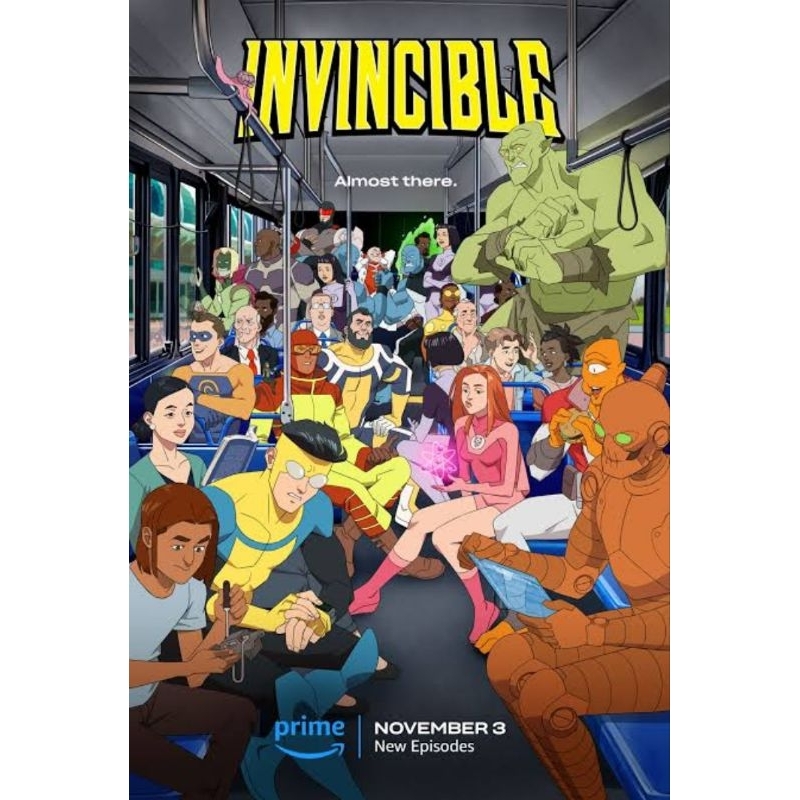 Blu-ray + DVD Cover + Invincible Season 2 Screen Disc | Shopee Singapore