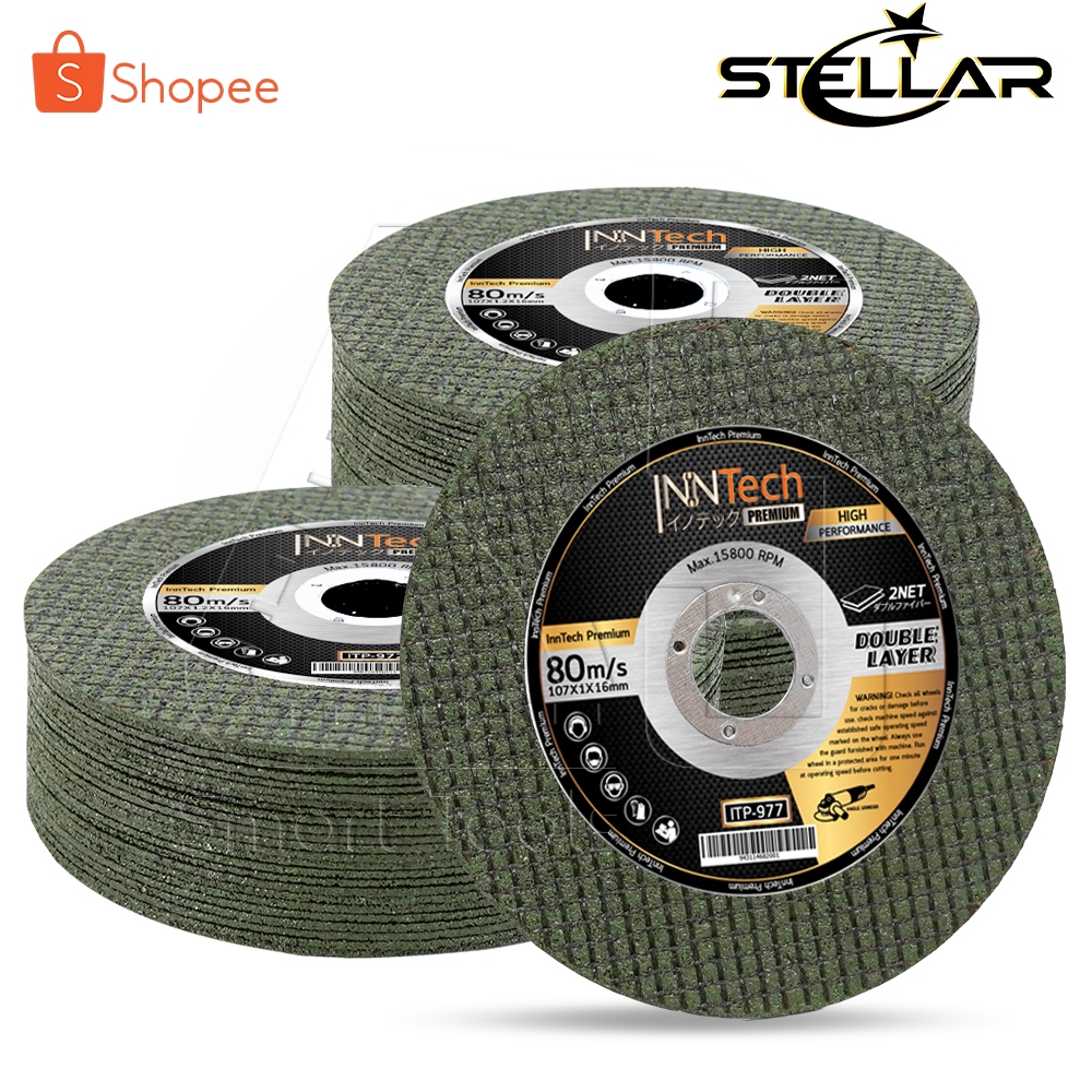 (50 Blades) InnTech Premium Steel Cutting Disc 4 Inch Stainless 1.0 mm ...