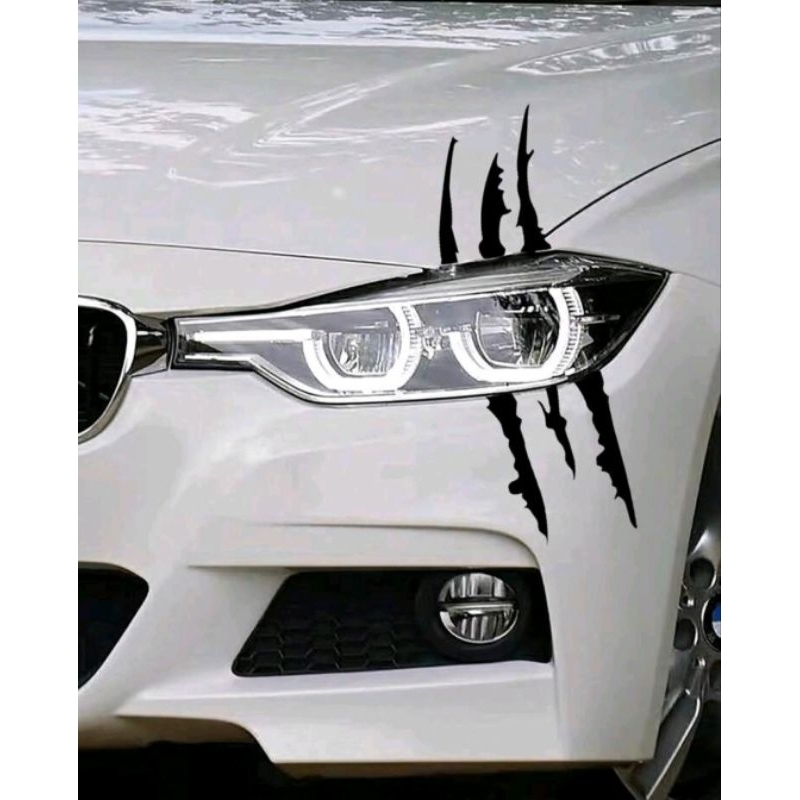 Sticker Car Headlight Eyebrow Waterproof Scratch Pattern Shipped From ...