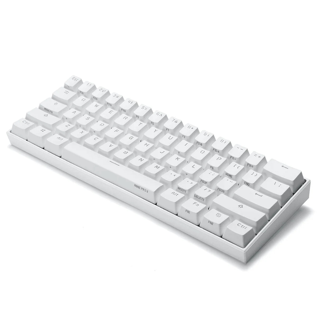 ANNE PRO 2 Bluetooth Mechanical Keyboard (White) | Shopee Singapore