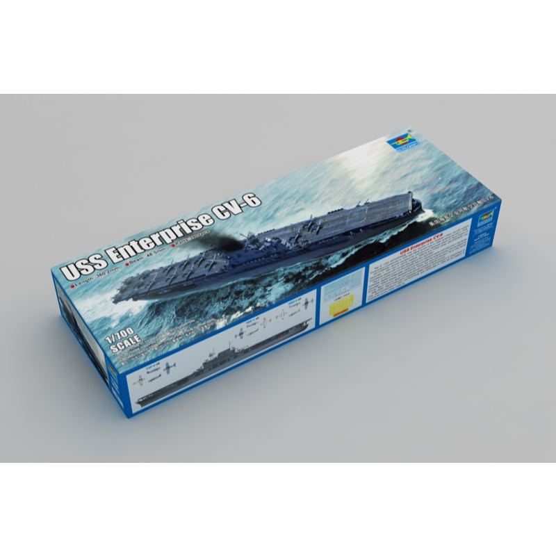 Plastic Model Assembled TRUMPETER Scale 1/700 USS Enterprise CV-6 ...