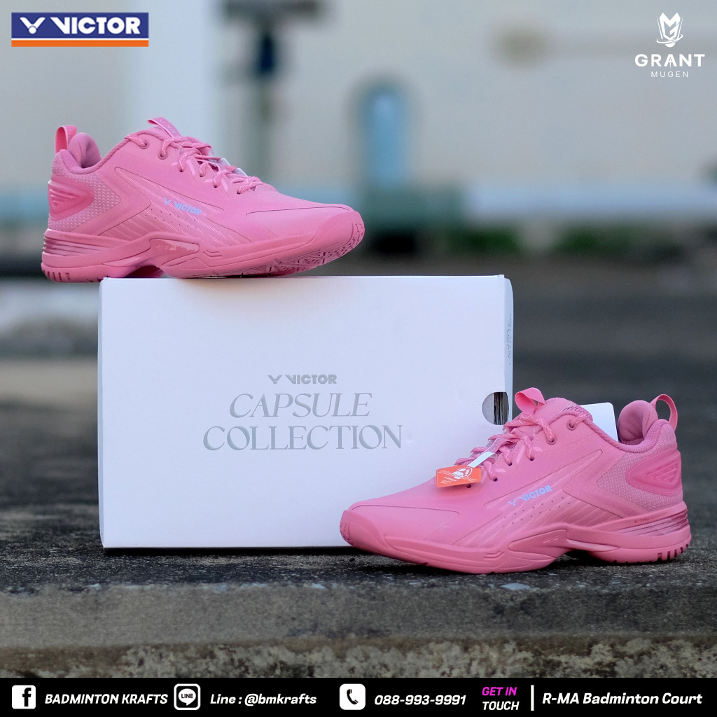 Victor Capsule Collection Badminton Shoes (Flamingo Pink) | Shopee ...
