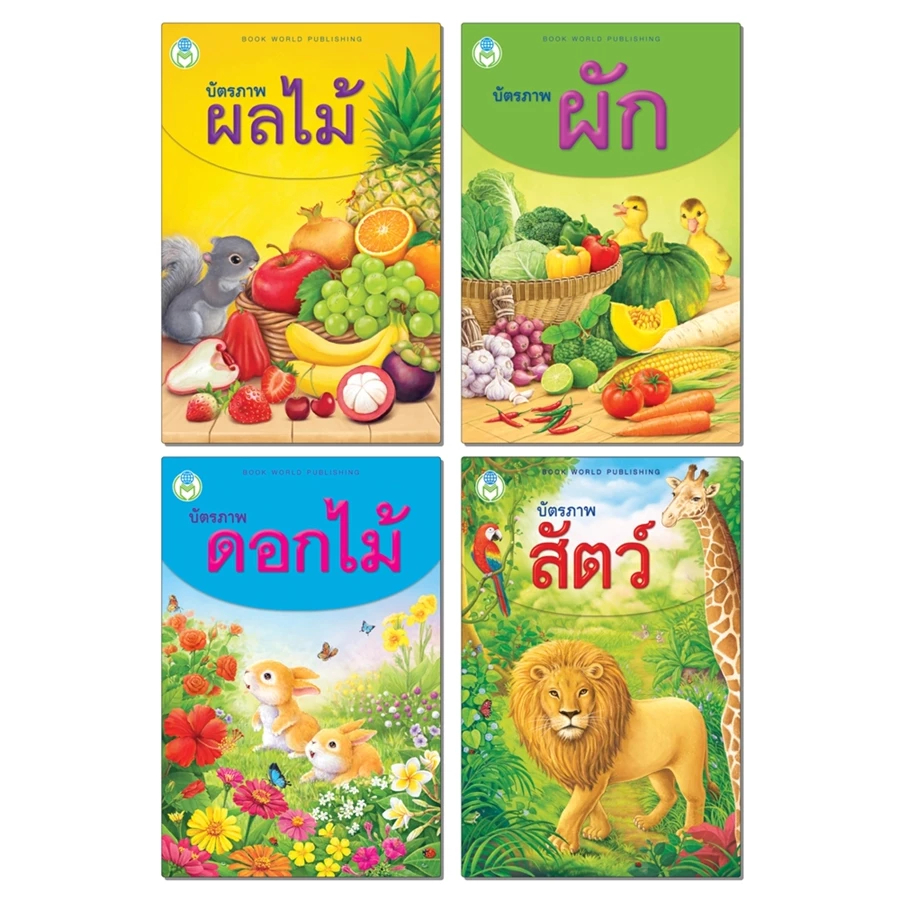 Flash Card Thai-English Picture Learning Materials (Book World ...