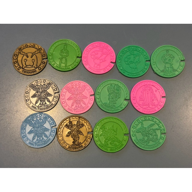Tazos Digimon Coin Plus From Campus The 90s' 13 Mao Medal Not Separate ...