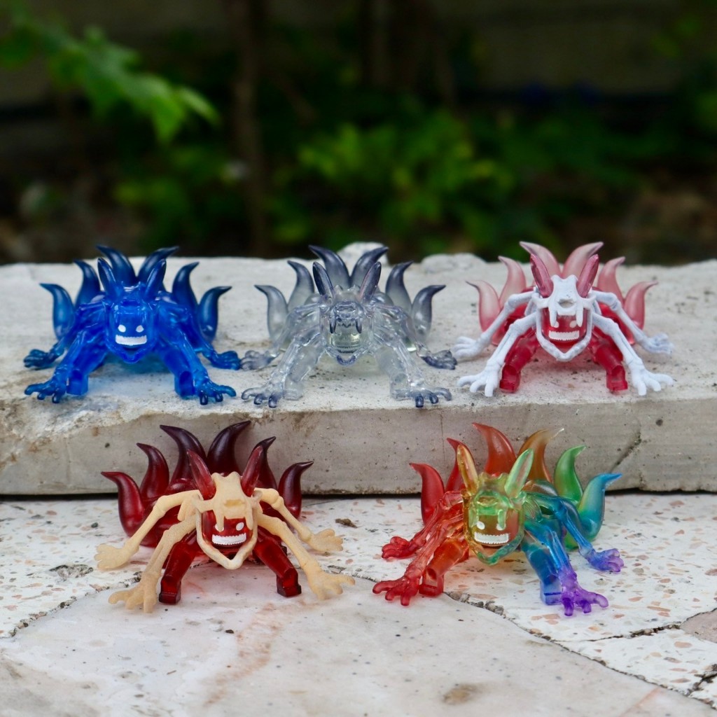 Naruto Figure 6 Tail Lego Six tailed Extended Parts Nine Add-On Show ...