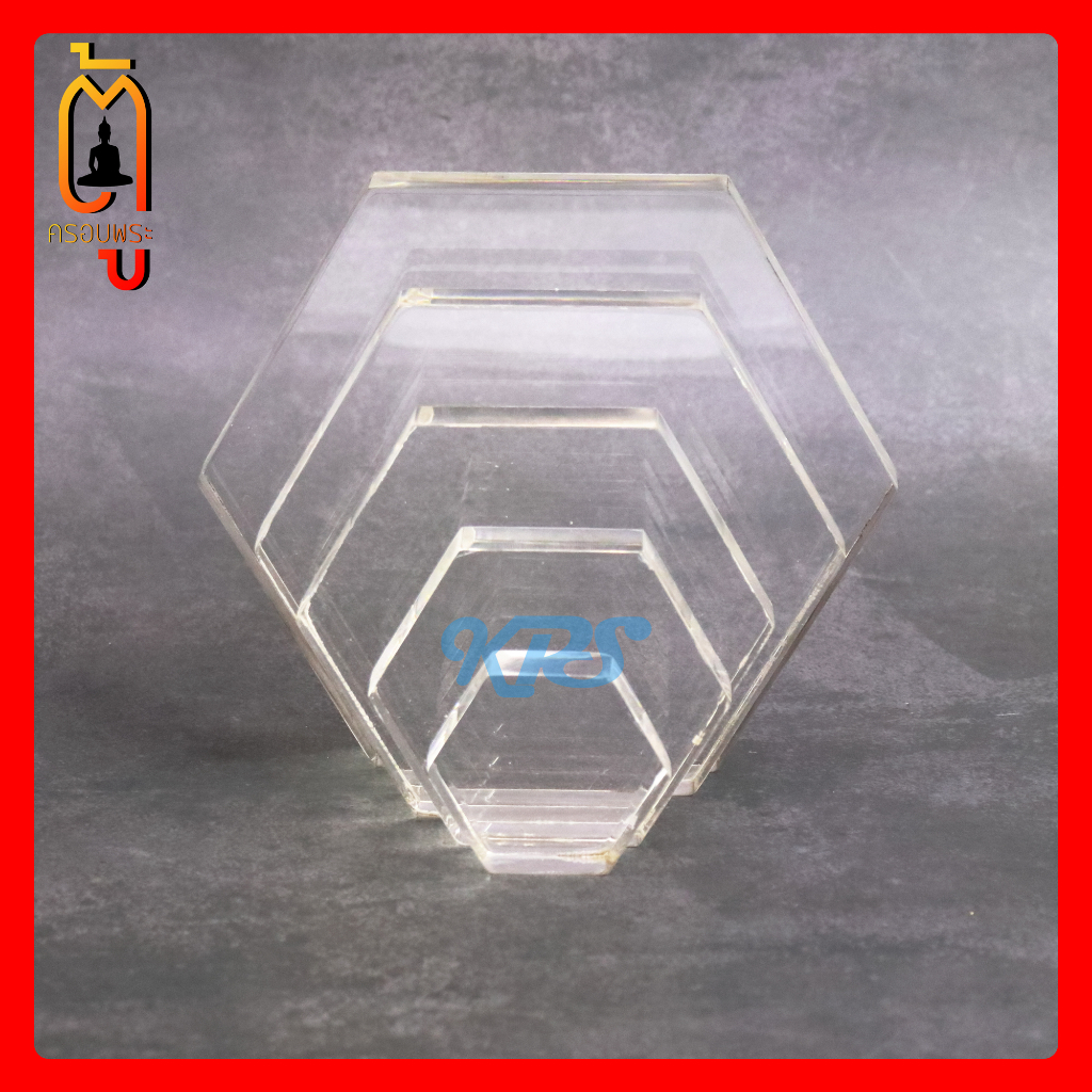 Thick Hexagon Clear Acrylic Base Photo Stand Prop Display | Shopee ...