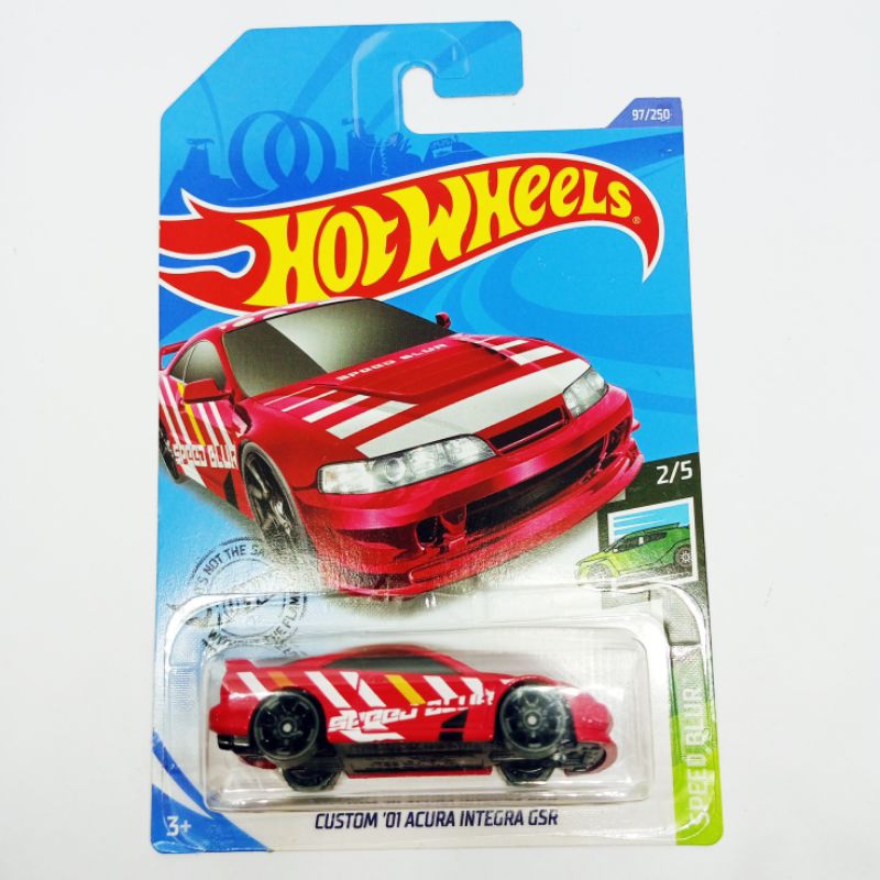 Hot Wheels Custom '01 Acuna Integra GSR Red Diecast Car toy Mattel ...