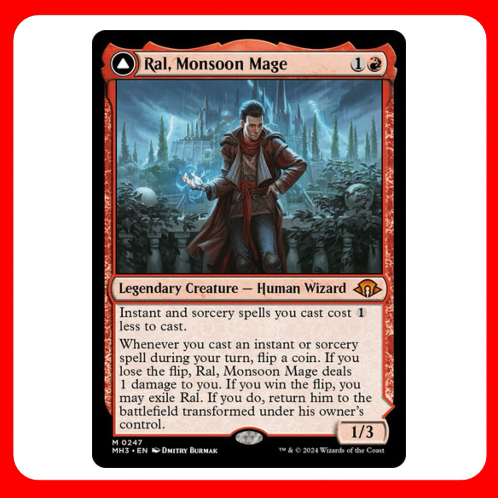 [MTG] Ral Monsoon Mage [MH3] [RED] [MYTHIC] [NORMAL] [ENG] (Magic Card ...