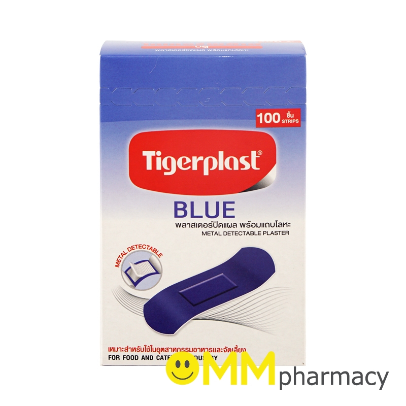 TIGERPLAST BLUE Tiger Plas Plastic Wound Plaster 100 Sheets | Shopee ...