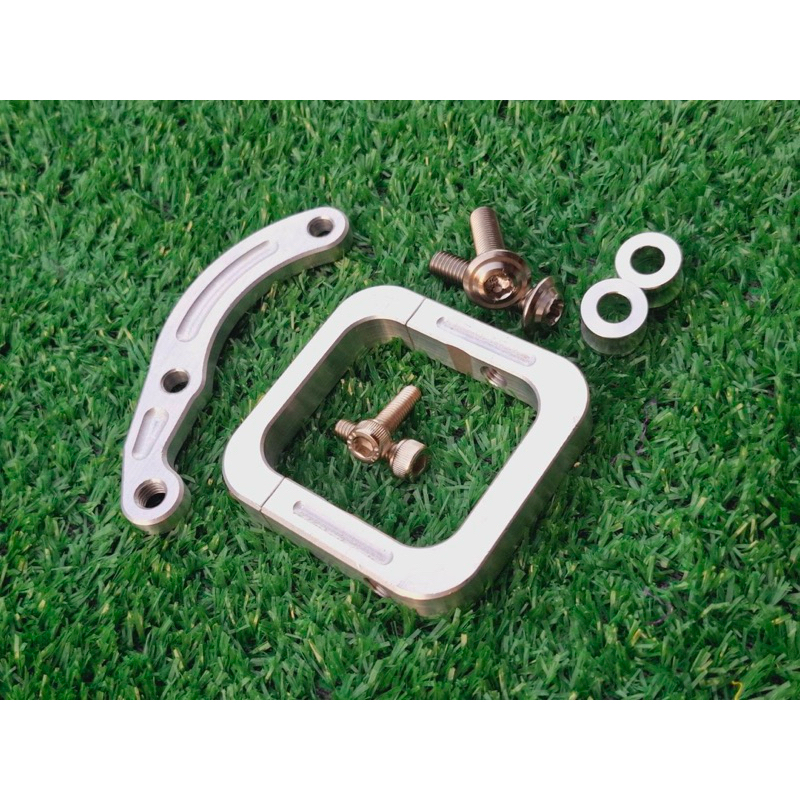 Wave Bracket Set To Hold The Frame + 4 Bolts + Boot + Ear Aluminum ...
