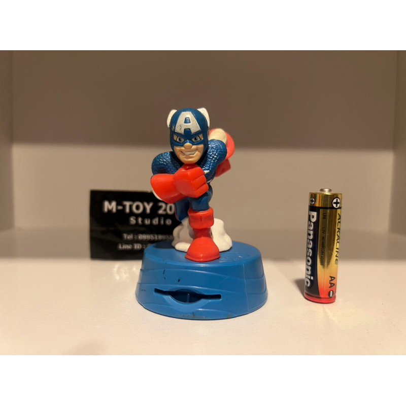 2009 Shooting Captain America 4" Burger King Marvel Super Hero Squad ...