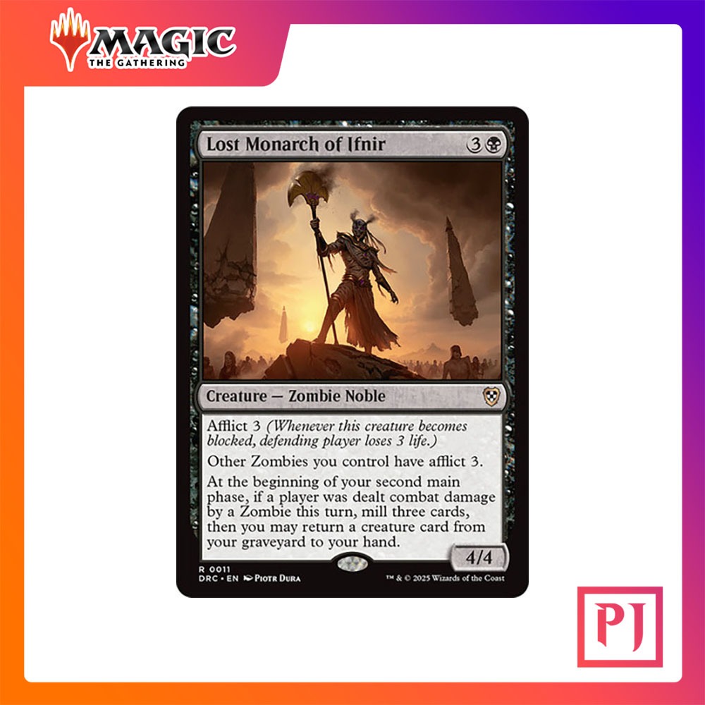 [MTG] Lost Monarch of Ifnir [DRC] [BLACK] [RARE] [NORMAL] [ENG] (Magic Card/Magic the Gathering ...