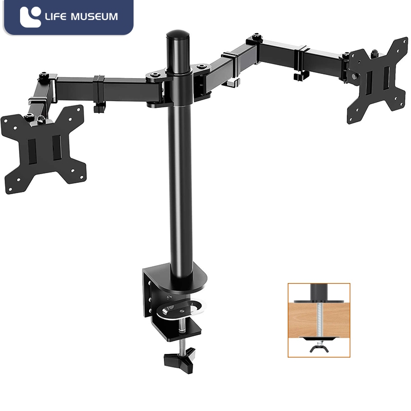 Monitor Stand 1/2 Monitors Support 17-27 Inches Height And Low Can Be ...