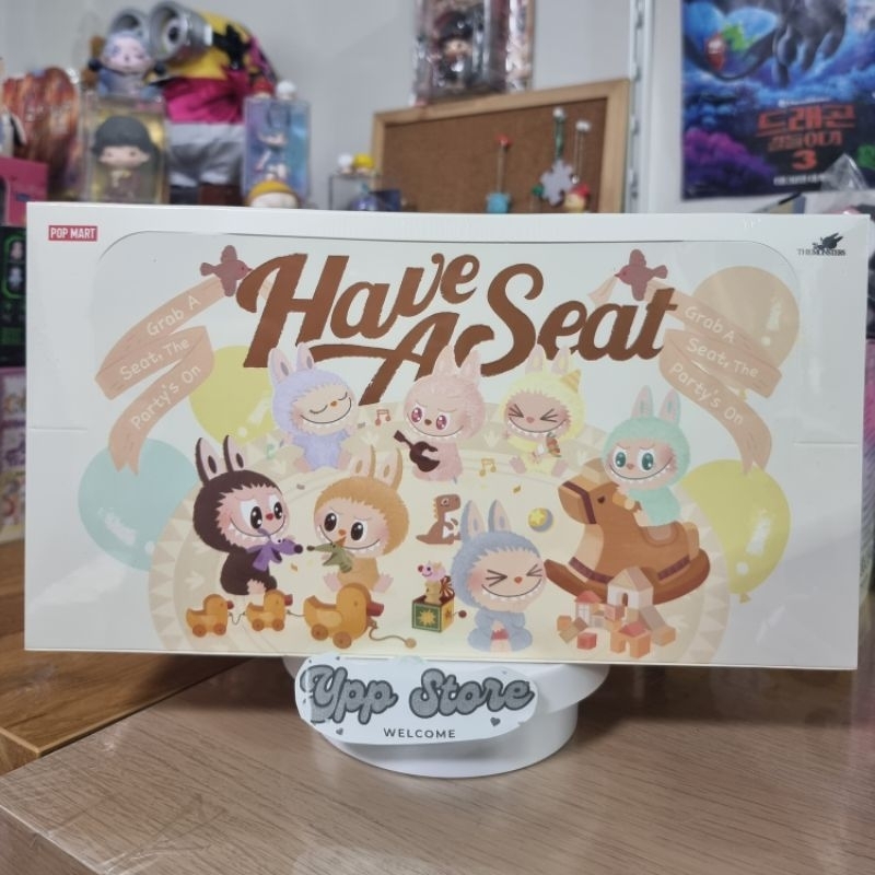 Labubu V2 Have a seat Keychain | Shopee Singapore