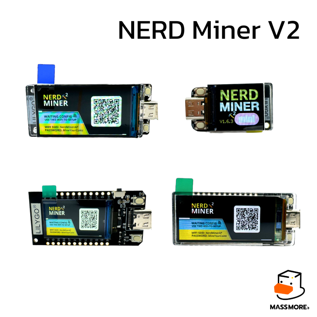 NERD Miner V2 TTGO T-Display ESP32 S3 Lilygo Multiple Model 1.9 Inch T ...