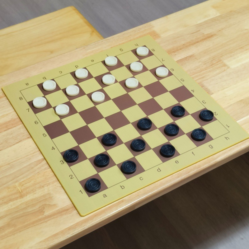 [Super Chess] Standard Checkers Set(Mdf-5mm Wooden Board+Abs Plastic ...