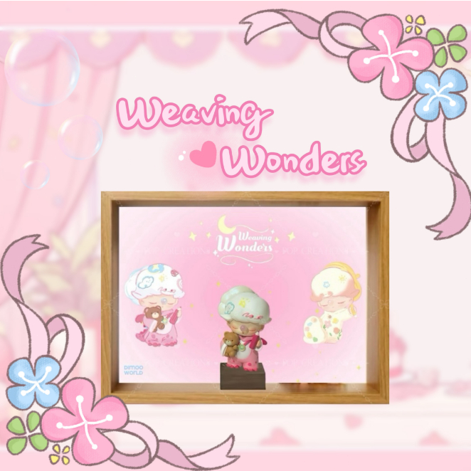 S POPMART DIY DIMOO WEAVING WONDERS Series V26 Photo Frame 21 * 30 BOX ...