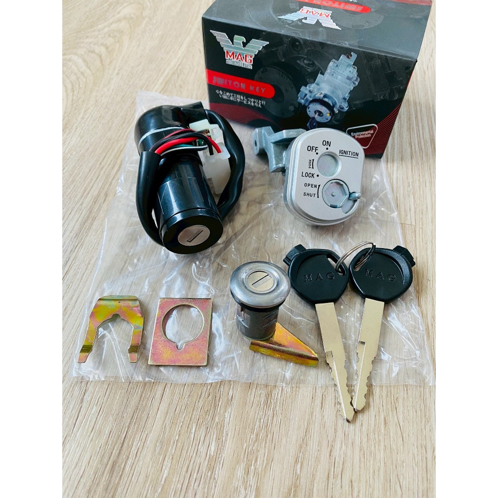 (MAG Work) Key Switch With Seat Lock Wave 100S (05) 100S (05) (UBOX ...