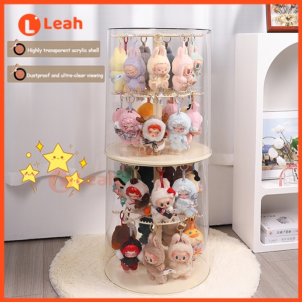 Labooboo Display Box/Veague Rotating Shelf With Doll Pendant Clear Dust ...