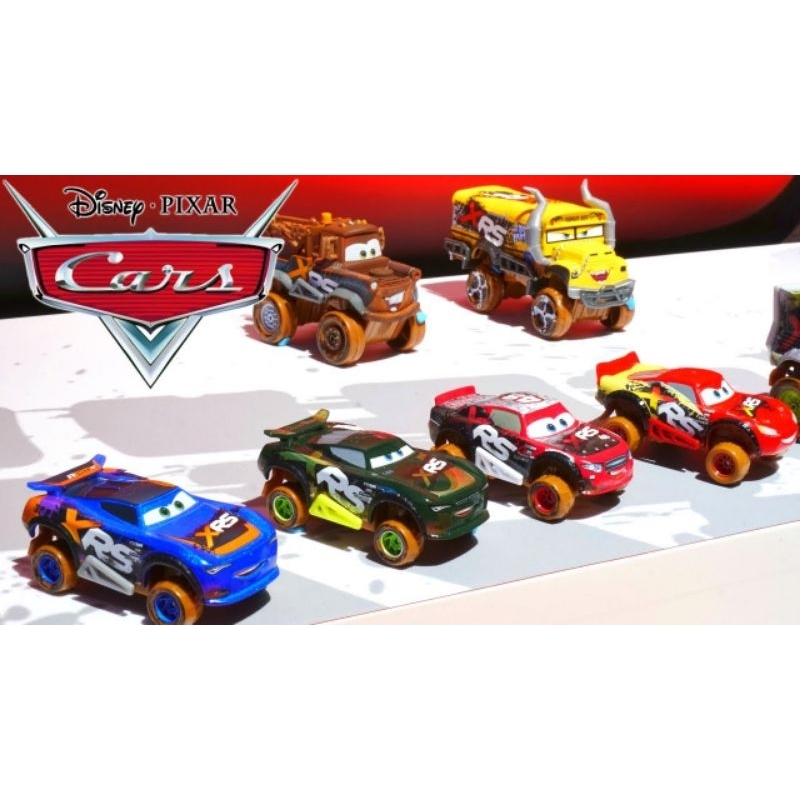 (Genuine License) Disney The cars diecast; The diecast Model Mud racing ...