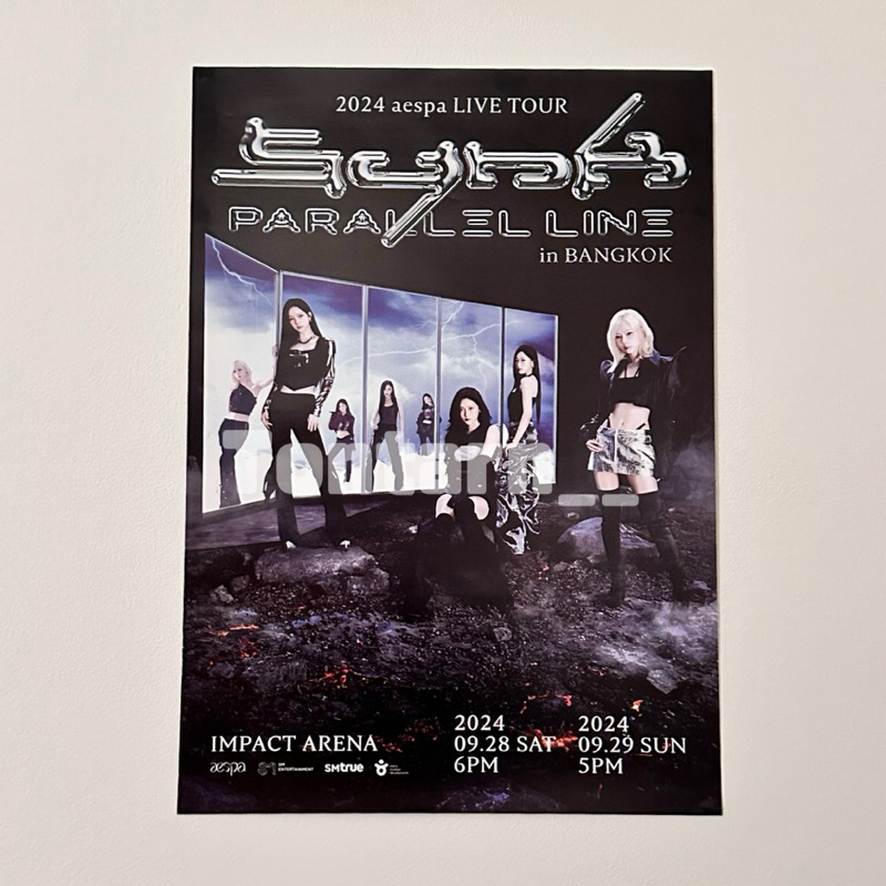 2024 aespa LIVE TOUR Poster – SYNK : PARALLEL LINE | Shopee Singapore