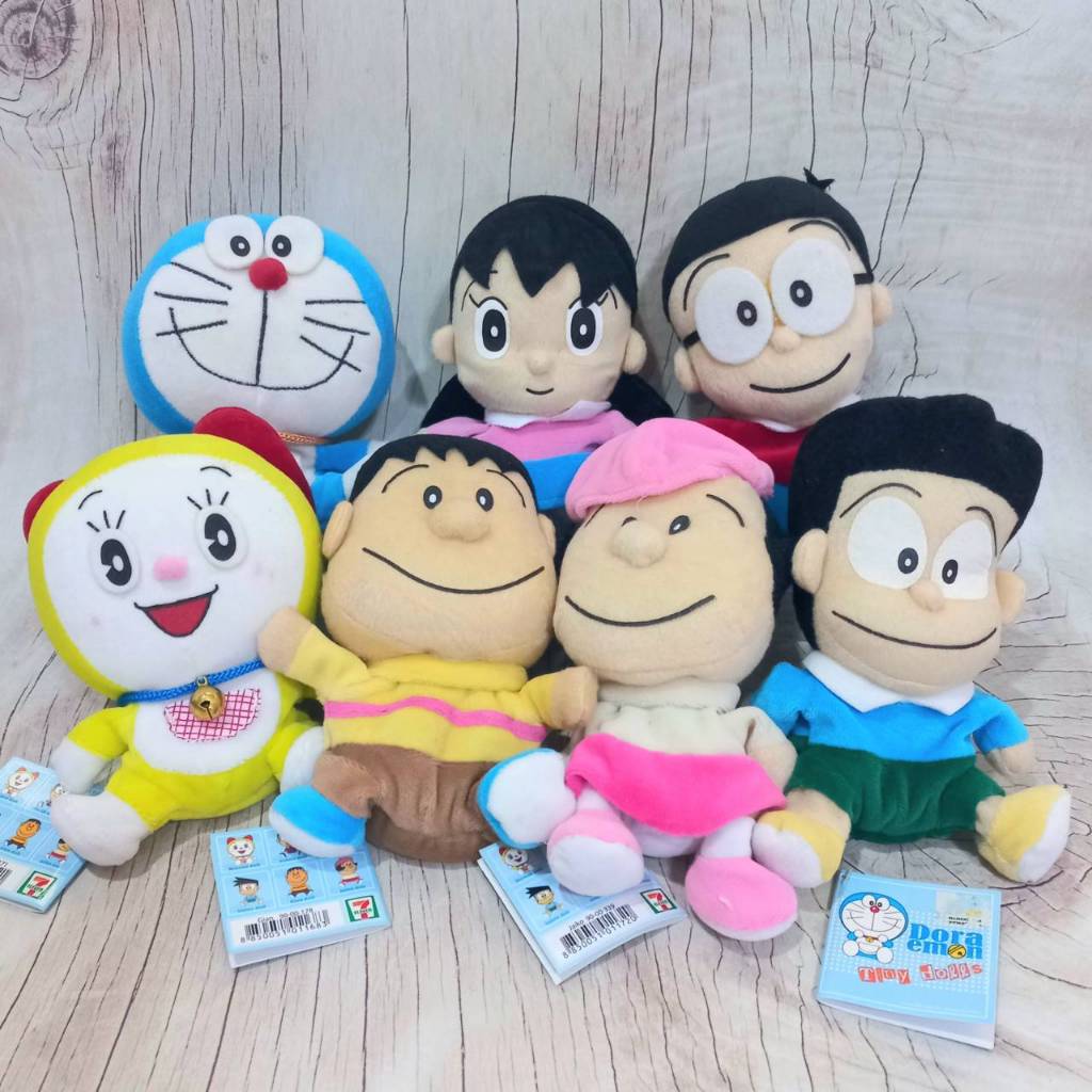 Premium Dolls 7 ELEVEN "Doraemon & Friends" Year 2552 Full Set Of 7 ...