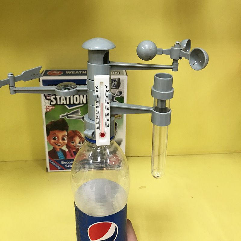 Kids learning Weather Station Science Toys Experiment Kits | Shopee ...
