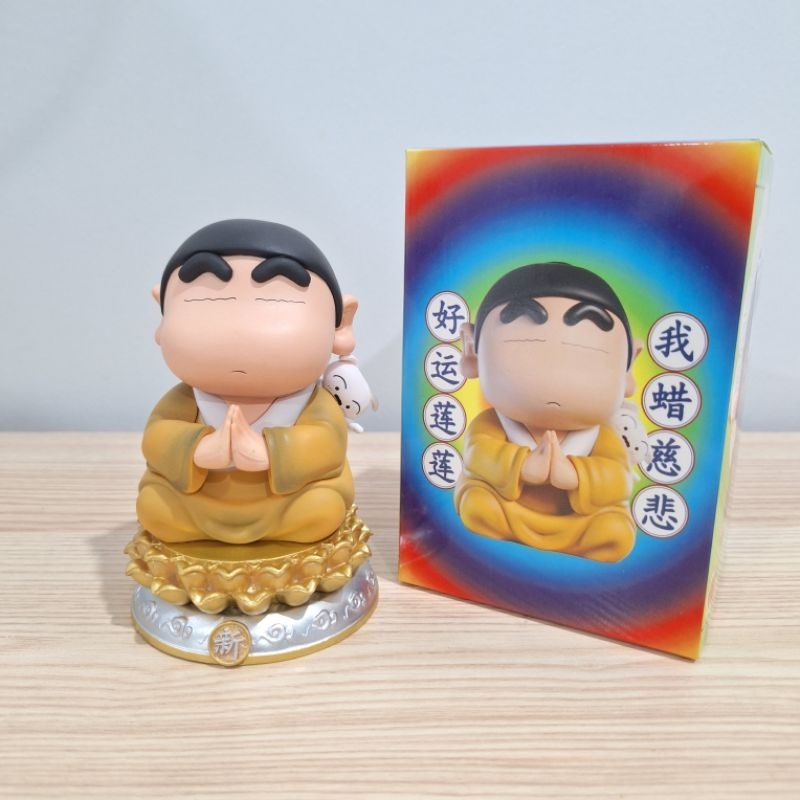 Shinchan Buddha Reverend Father Shin Figure Toy Display Model Cute ...