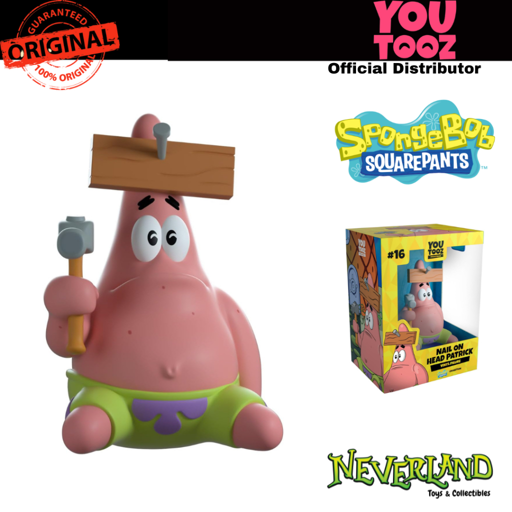 Youtooz Spongebob Squarepants: Nail on Head Patrick Vinyl Figure ...