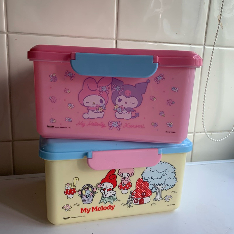 The Original Sario My Melody Plastic Box Storage Is Available In Many ...