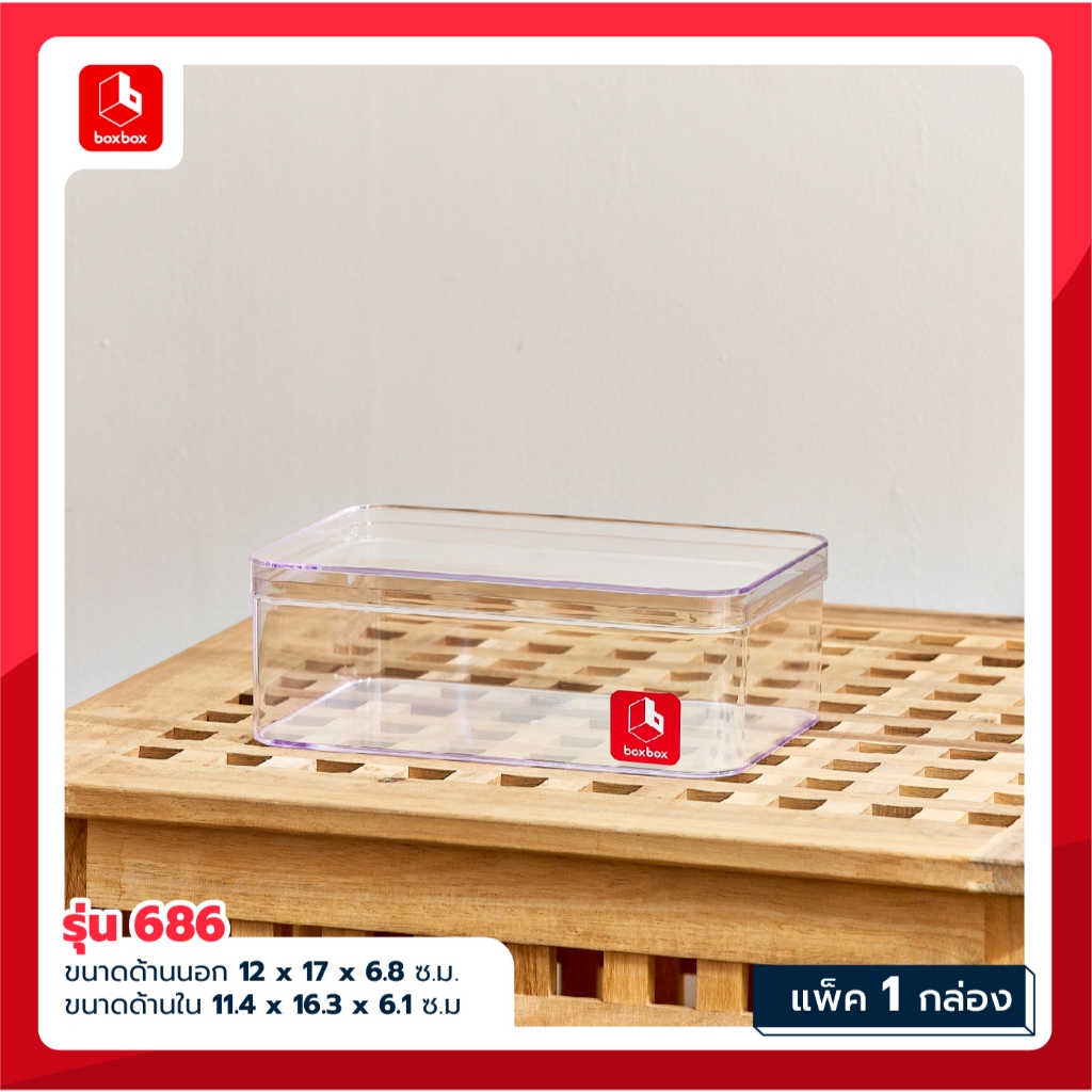 boxbox Multipurpose Clear Plastic Box Simple Model For Tamiya Car ...