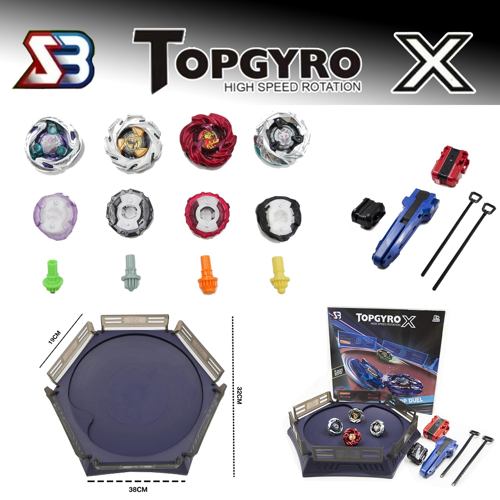 X BX Gyro Set Beyblade Stadium Ready-To-Play Available In 3 Colors ...