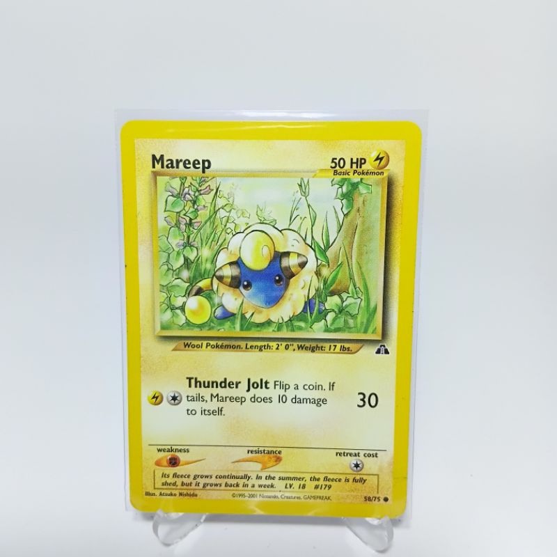 Mareep 58/75-Neo Genesis-Rare Vintage Pokémon Card | Shopee Singapore