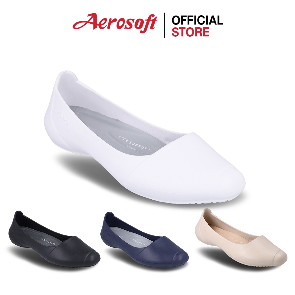 Aerosoft (Aerosoft) Slip-On Shoes Black Model W2880 | Shopee Singapore