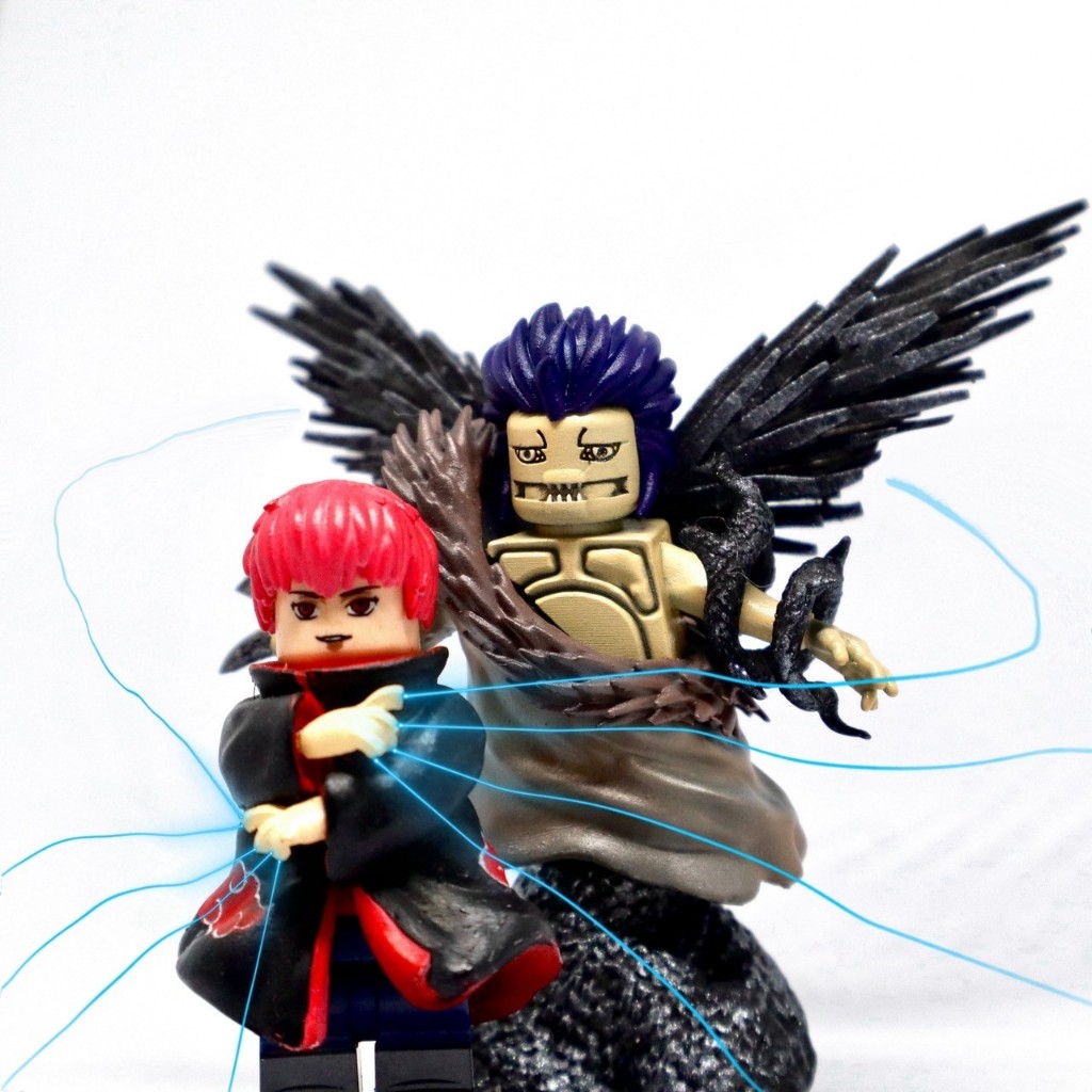 Lego Naruto Sasori Kazekage Mini Figures Akatsuki Toys Show Stand ...