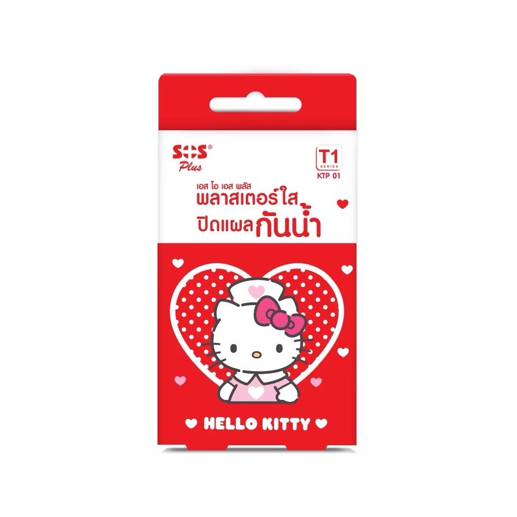 SOS plus Transparent Plaster Kitty T1 Waterproof 6 Pieces/Box (1 Box ...